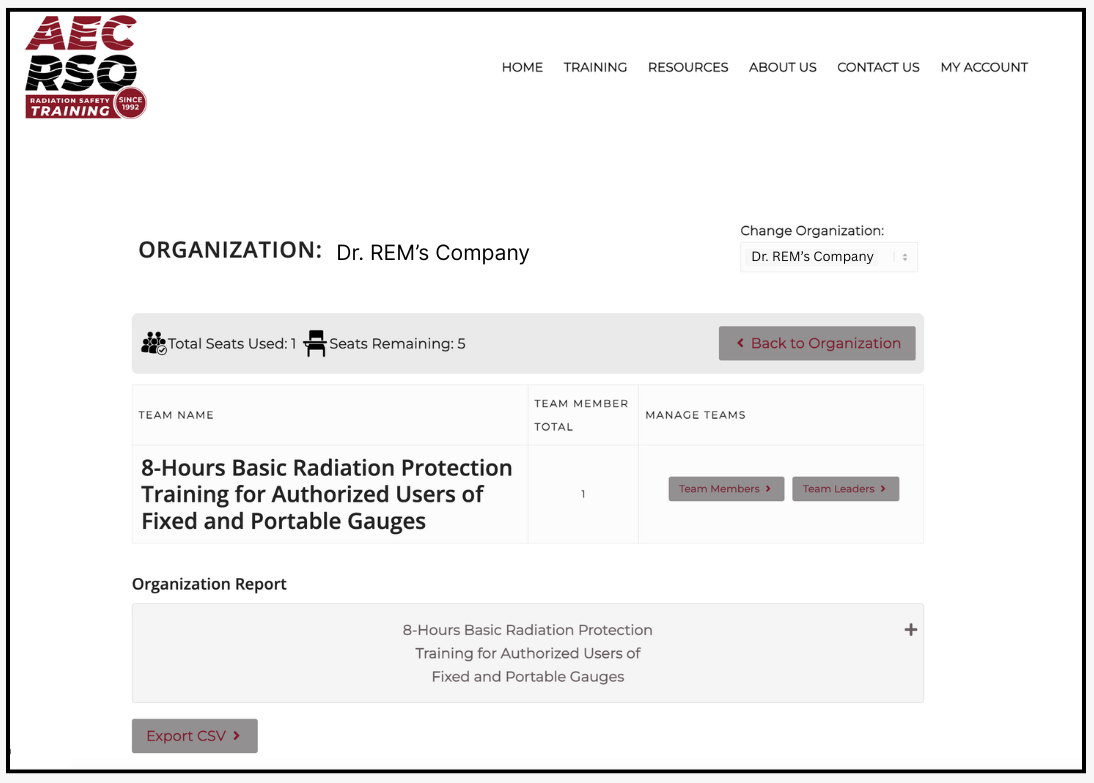 RSO Training Online - About AEC RSO Radiation Safety Training